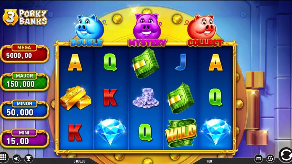 Play 3 Porky Banks Extra Slot Game | PlayFame.com