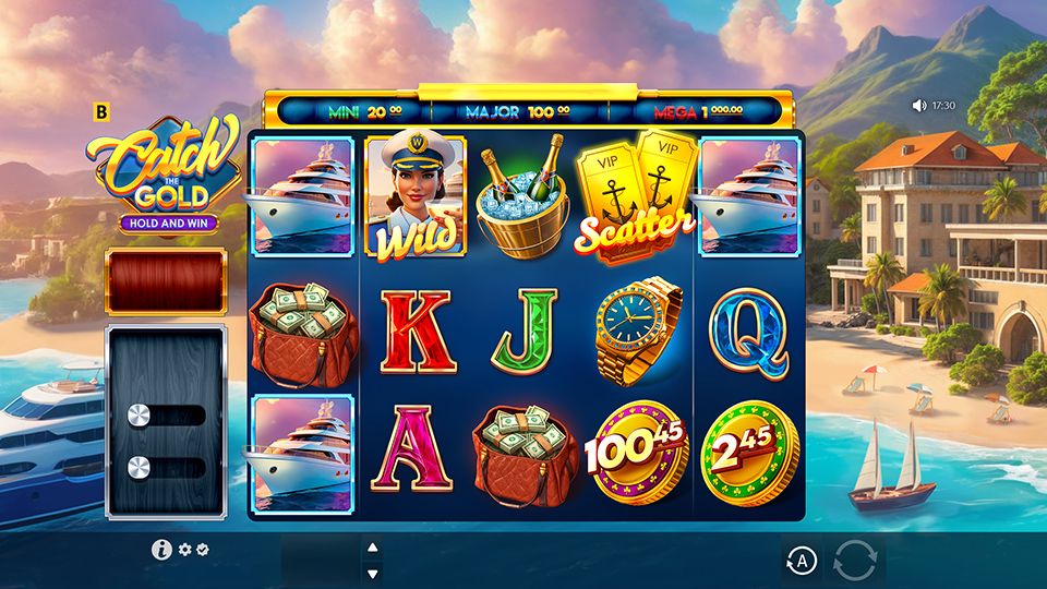 Play Catch the Gold Hold and Win Slot Game | PlayFame.com
