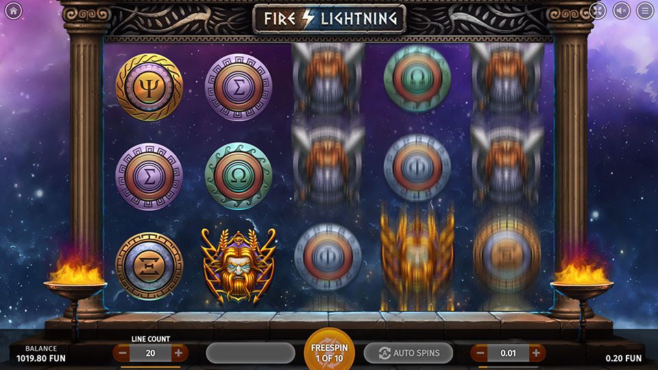 Play Fire Lightning Slot Game | PlayFame.com