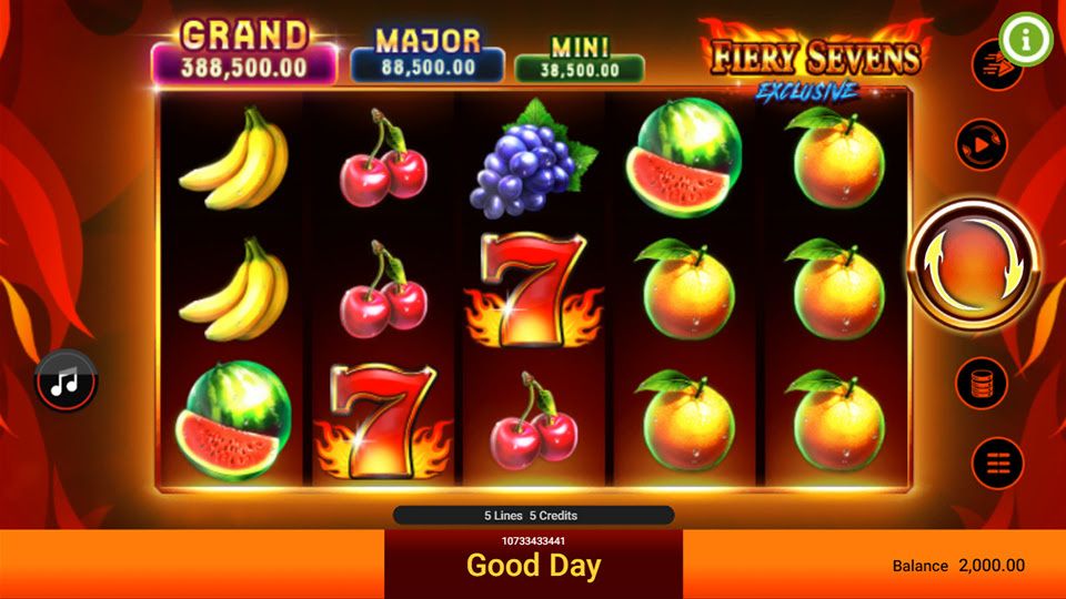 Play Fiery Sevens Exclusive Slot Game | PlayFame.com