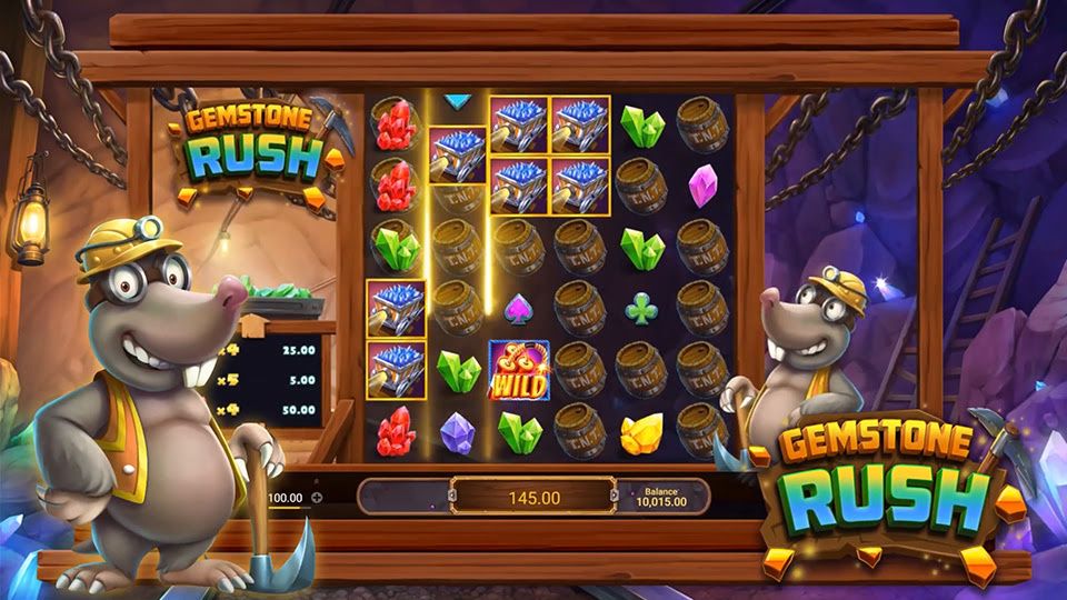 Play Gemstone Rush Slot Game | PlayFame.com