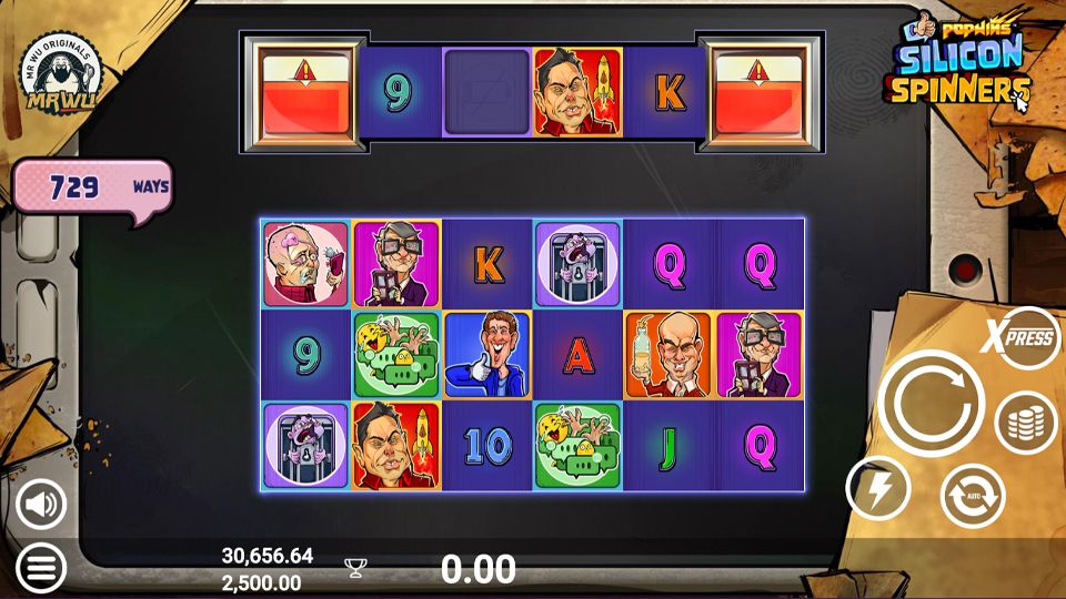 Play Silicon Spinners Slot Game | PlayFame.com