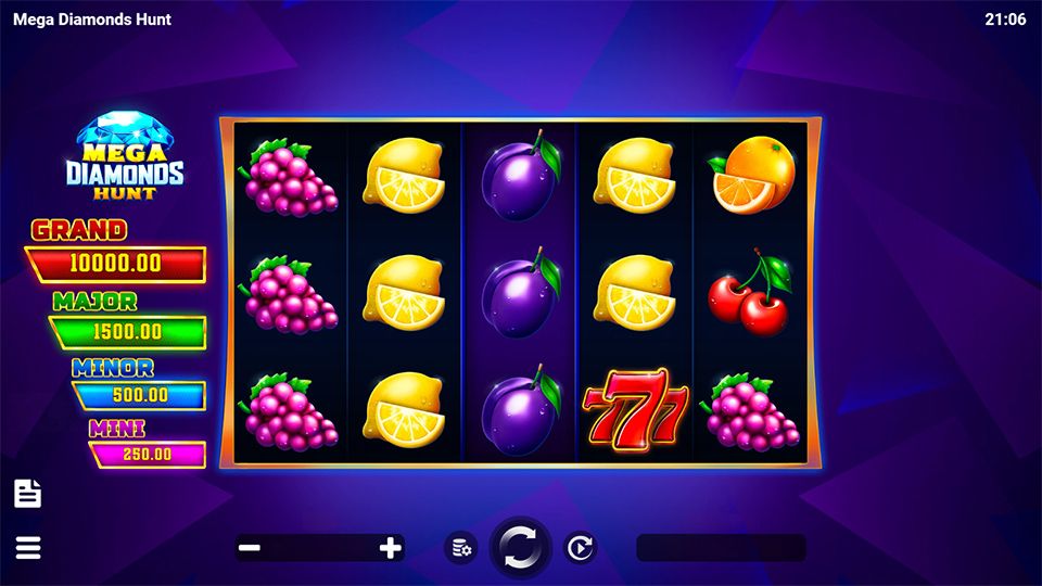 Play Mega Diamonds Hunt Slot Game | PlayFame.com