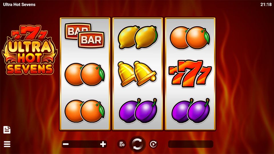 Play Ultra Hot Sevens Slot Game | PlayFame.com