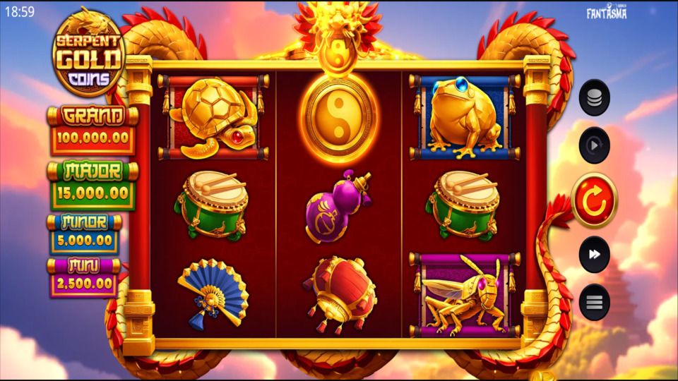 Serpent Gold Coins slot by Fantasma Games | PlayFame
