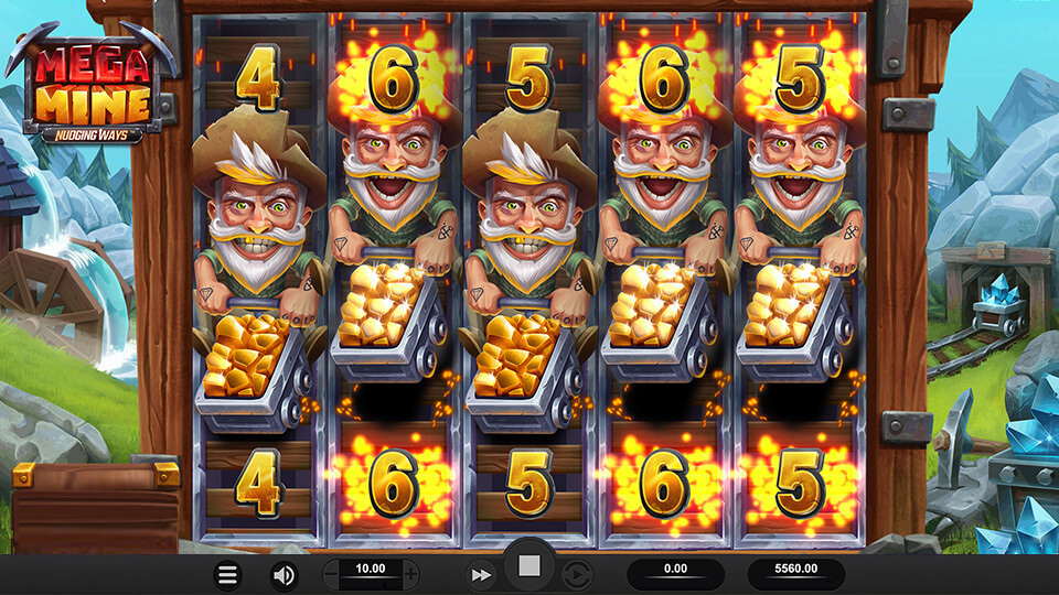 Play Mega Mine Slot Game | PlayFame.com