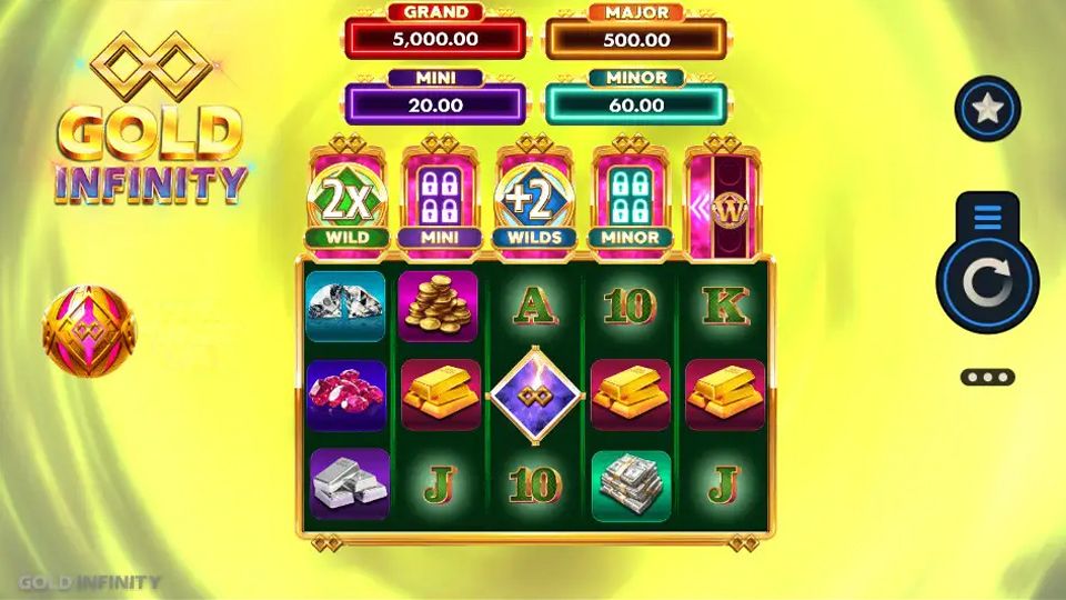 Play Gold Infinity Slot Game | PlayFame.com