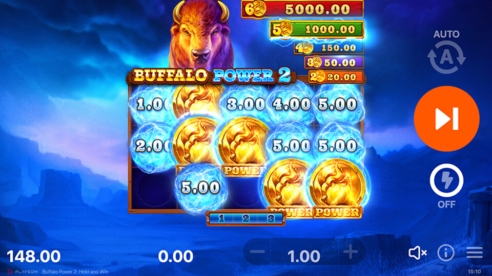 Play Buffalo Power 2: Hold and Win Slot Game | PlayFame.com