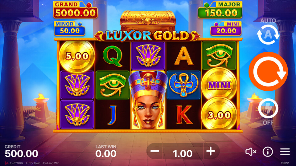 Play Luxor Gold: Hold & Win Slot Game | PlayFame.com