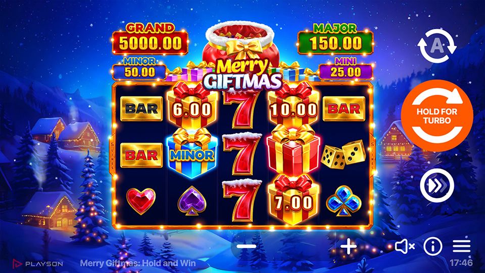 Play Merry Giftmas: Hold and Win Slot Game | PlayFame.com