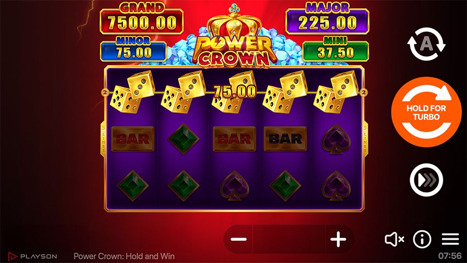 Play Power Crown: Hold and Win Slot Game | PlayFame.com