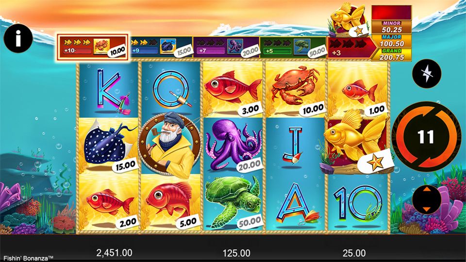 Play Fishin' Bonanza Slot Game | PlayFame.com
