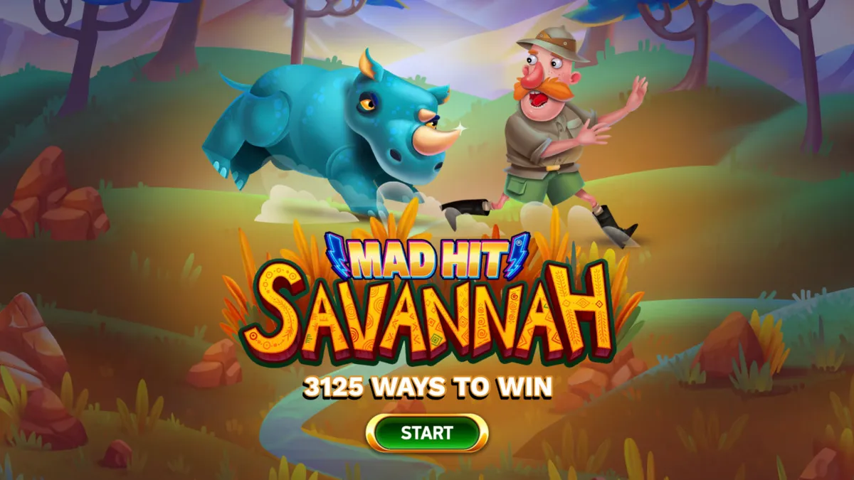 Mad Hit Savannah Slot: Play with Free Spins - SpinBlitz