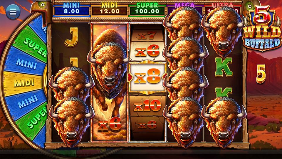 Free 5 Wild Buffalo Slot Online by Theplayer | SpinBlitz