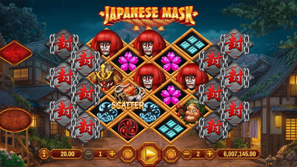 Free Japanese Mask Slot Online by Habanero | SpinBlitz