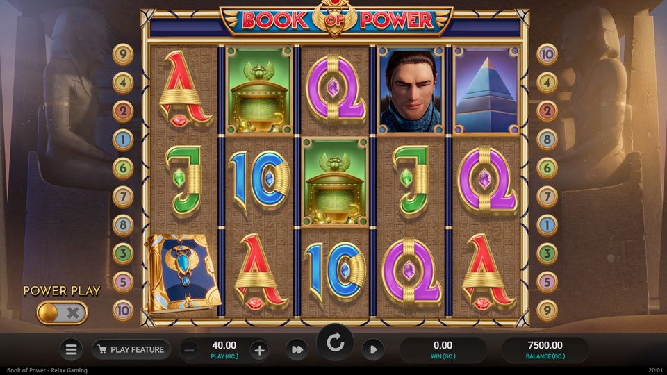 Free Book of Power Slot Online by Relax Gaming | SpinBlitz