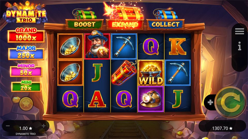 Free Dynamite Trio Slot Online by Booming Games | SpinBlitz