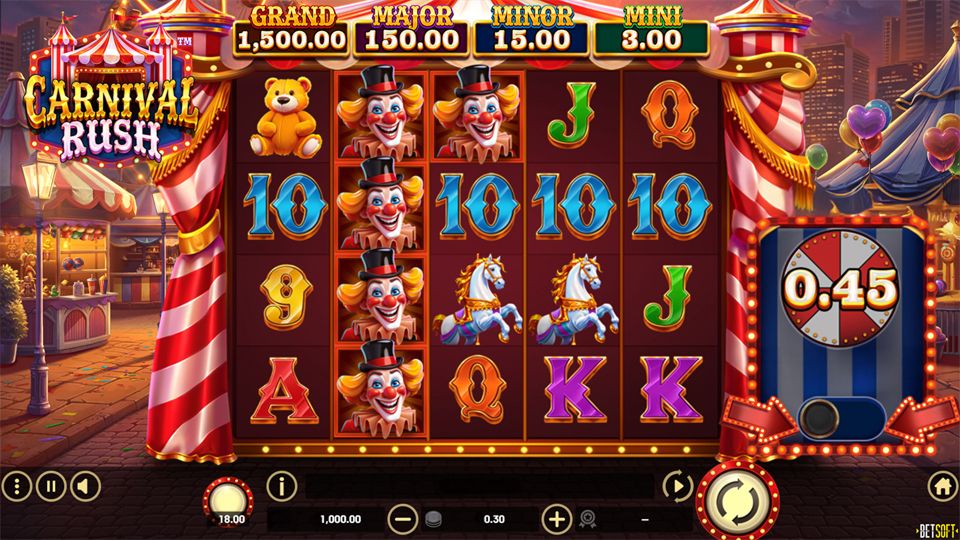 Free Carnival Rush Slot Online by Betsoft | SpinBlitz