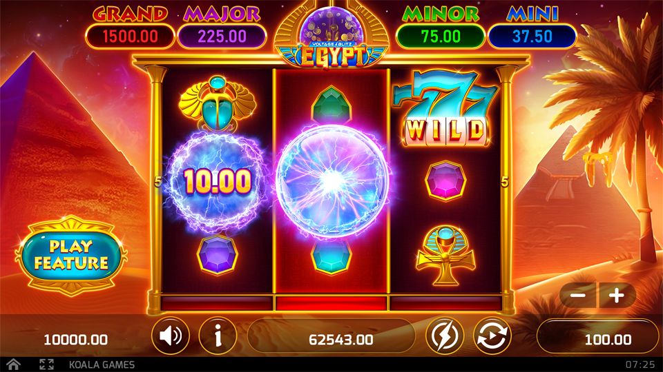 Voltage Blitz Egypt: Hold and Win Slot: Play with Free Spins | SpinBlitz