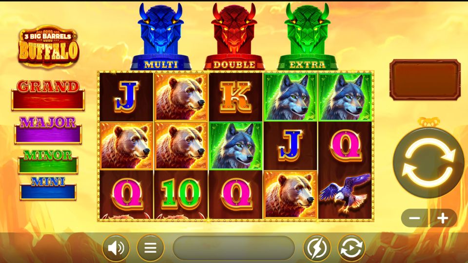 Free 3 Big Barrels Buffalo Slot Online by Koala | SpinBlitz