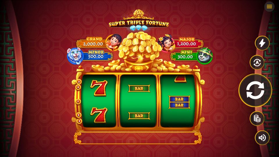 Free Super Triple Fortune Slot Online by N | SpinBlitz