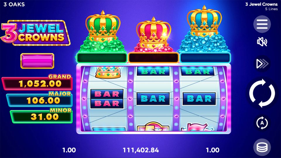 Free 3 Jewel Crowns Slot Online by Oaksgaming | SpinBlitz