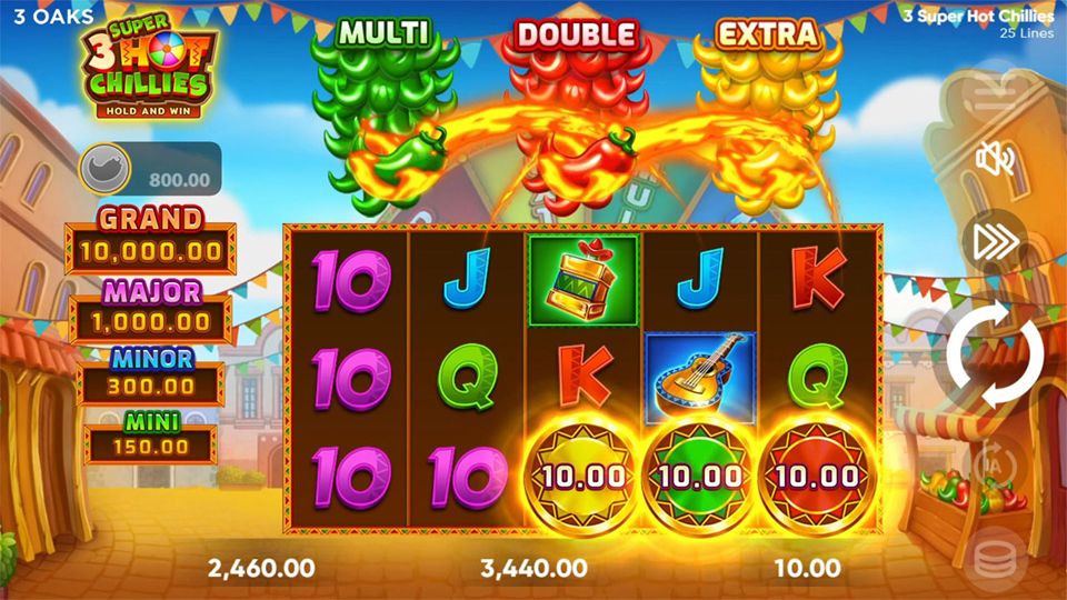 Free 3 Super Hot Chillies: Hold and Win Slot Online by Oaksgaming ...