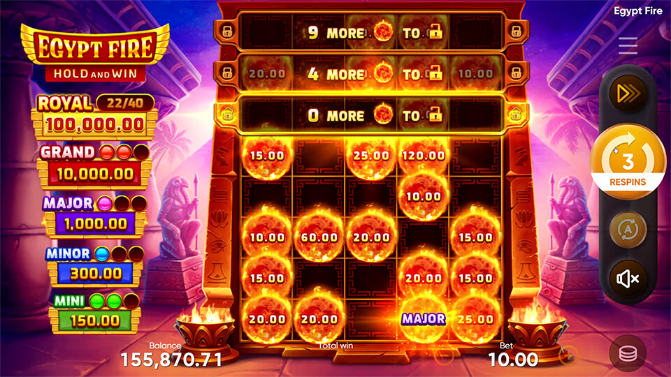 Free Egypt Fire Slot Online by Oaksgaming | SpinBlitz