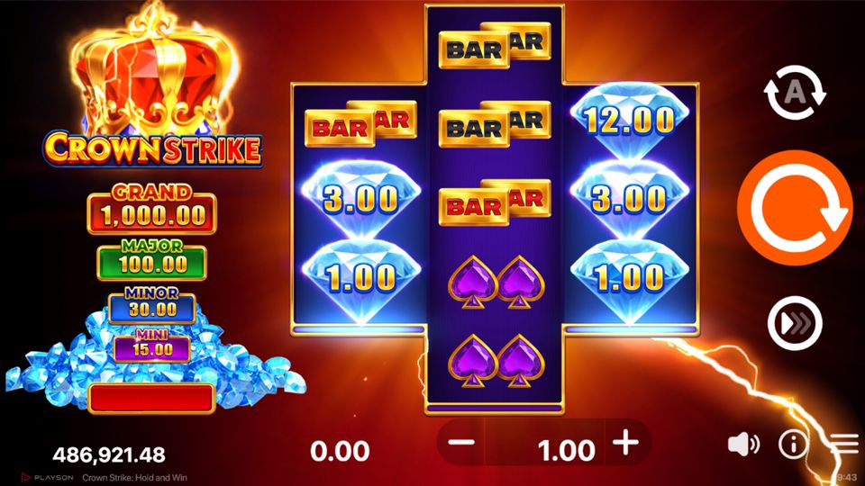 Free Crown Strike Hold and Win Slot Online by Playson | SpinBlitz