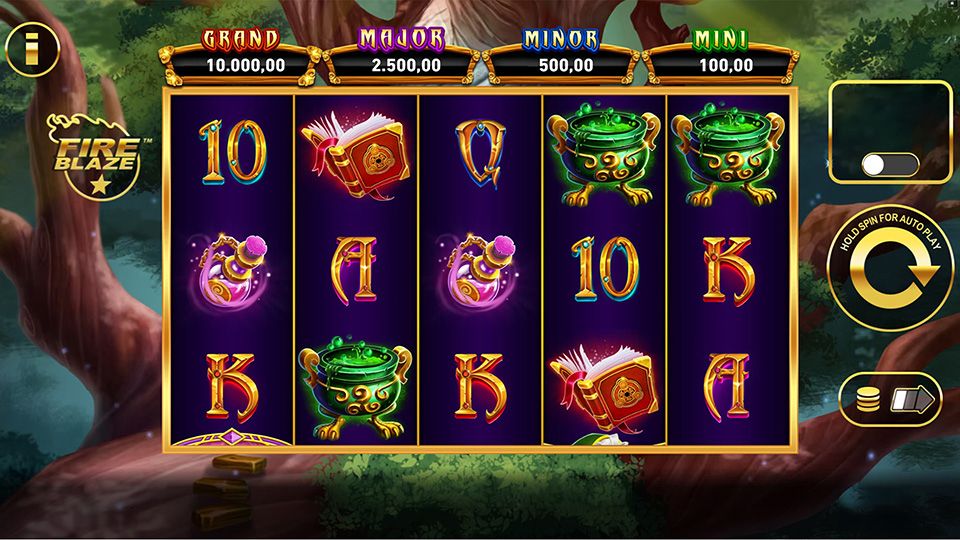 Free Mega Fire Blaze: 3 Wizards Slot Online by Playtech | SpinBlitz