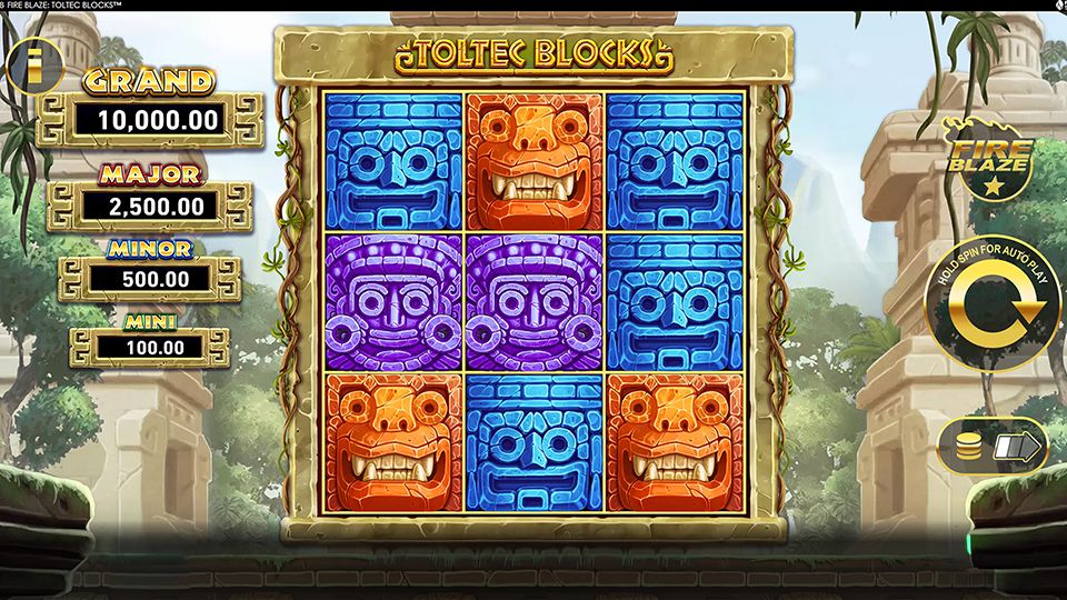 Free Fire Blaze: Toltec Blocks Slot Online by Playtech | SpinBlitz