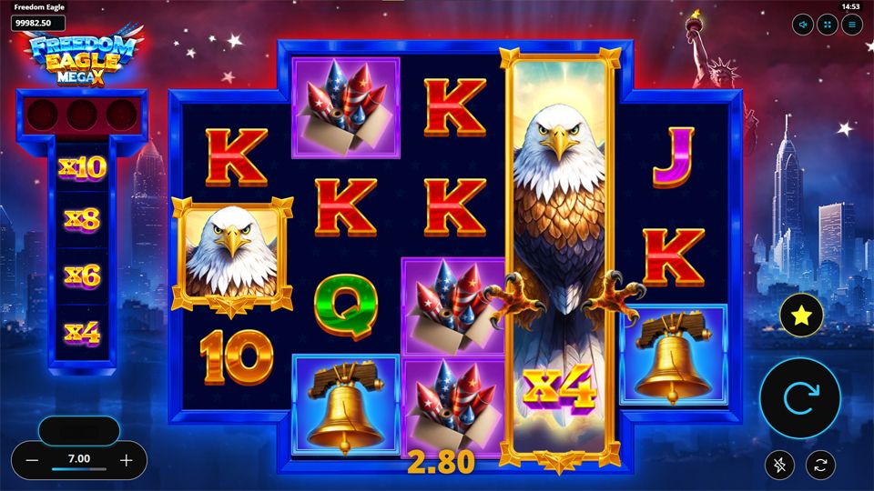 Free Freedom Eagle Mega X Slot Online by Gamingcorps | SpinBlitz