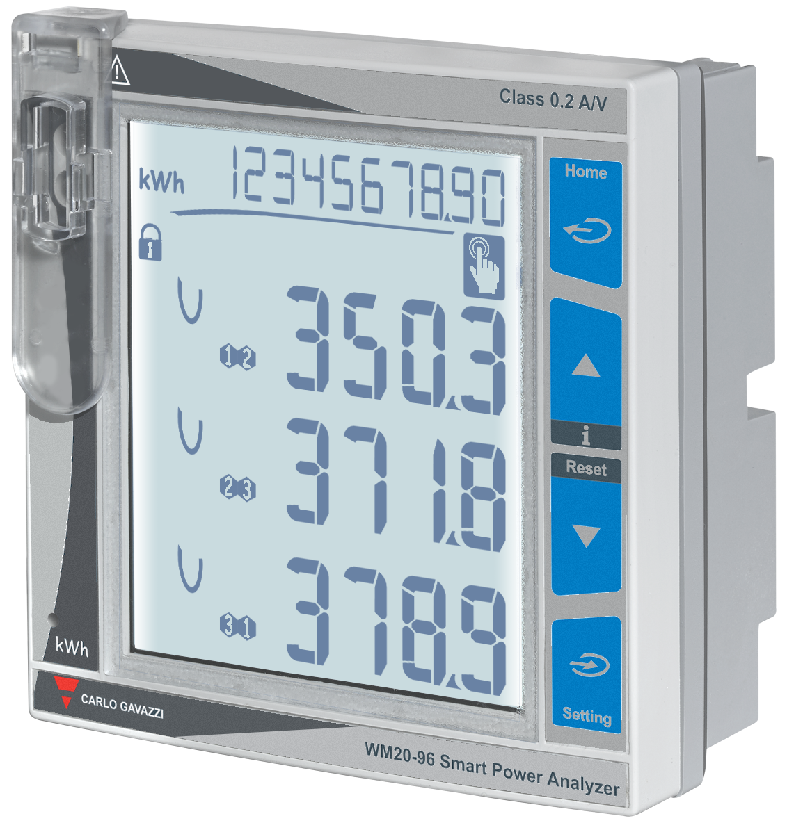 台灣國際智慧能源週與台灣國際淨零永續展-產品資訊-WM20多功能集合式電表(盤面式)-新加坡商佳樂自動化股份有限公司台灣分公司