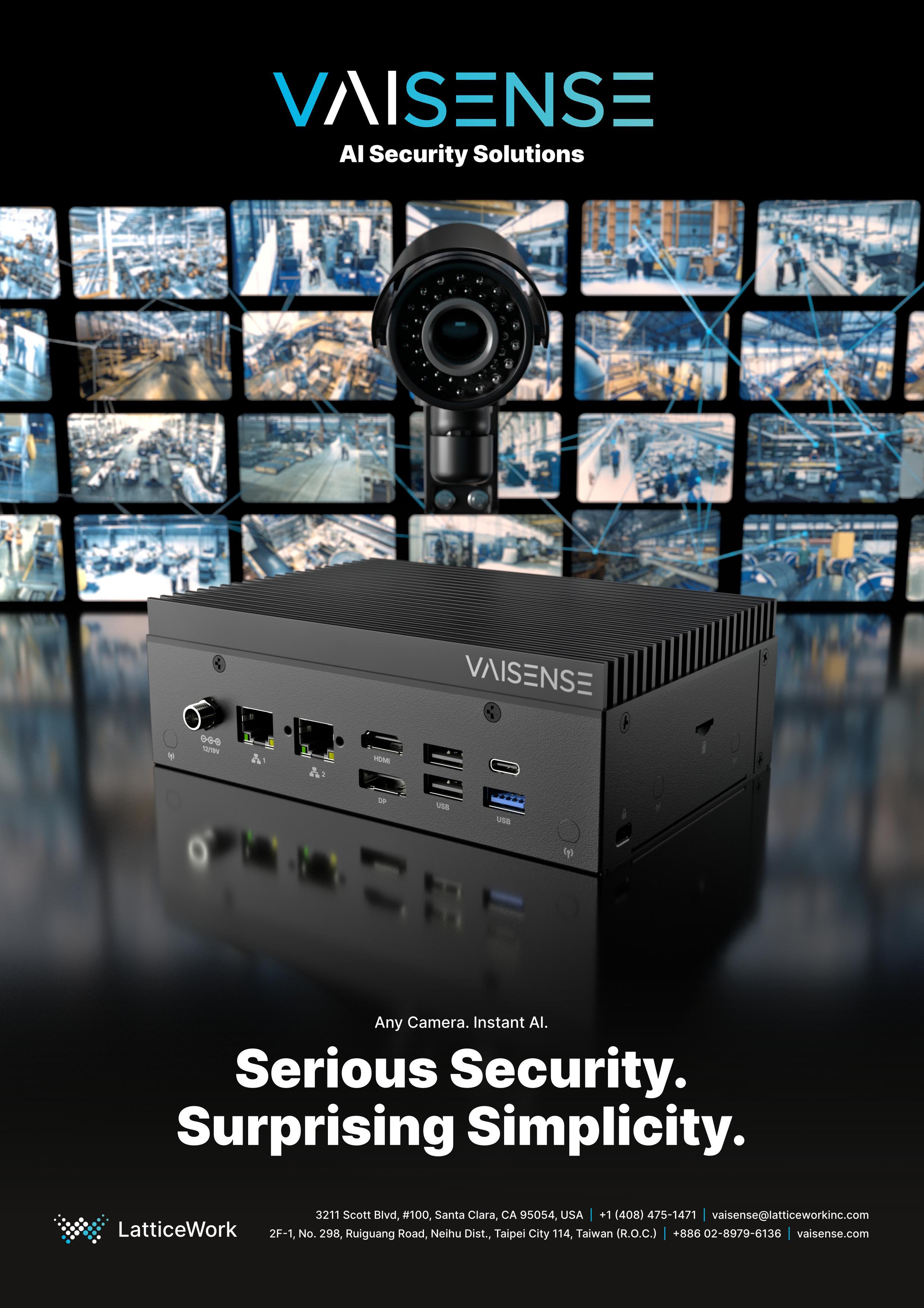 COMPUTEX TAIPEI-產品資訊-VAISense 安全偵測 AI 解決方案-普維科技有限公司