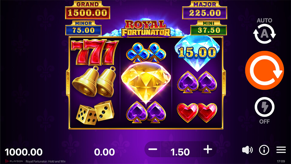 Royal Fortunator Hold and Win Slot: Play for Fun | Pulsz.com