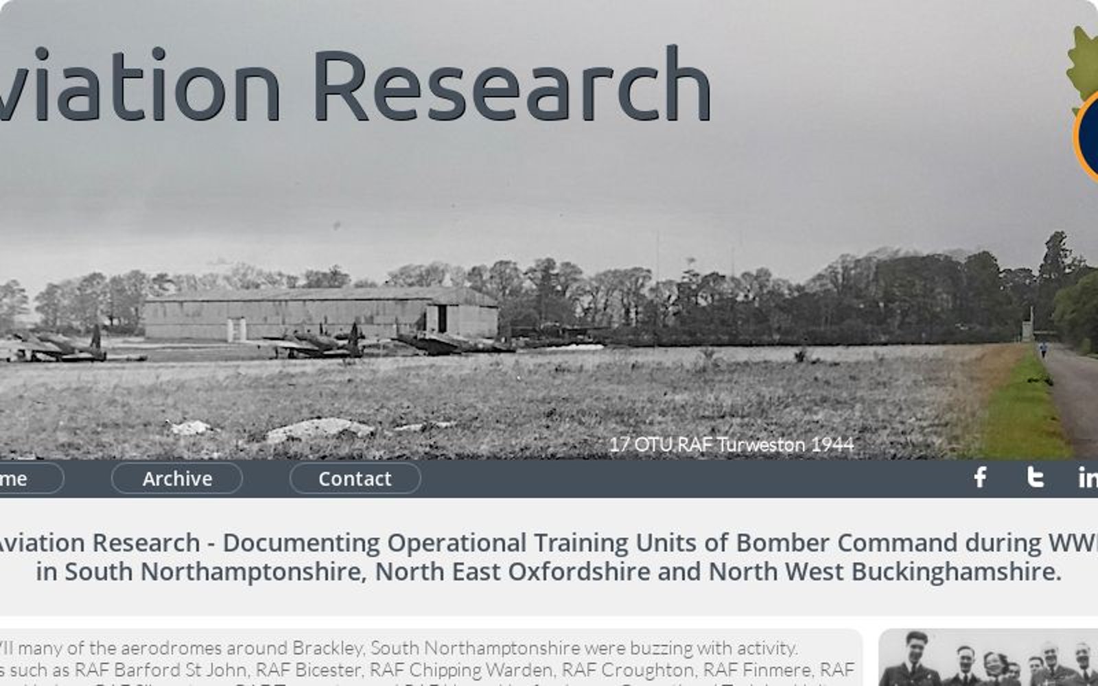 16 Operational Training Unit 1940 - 1945