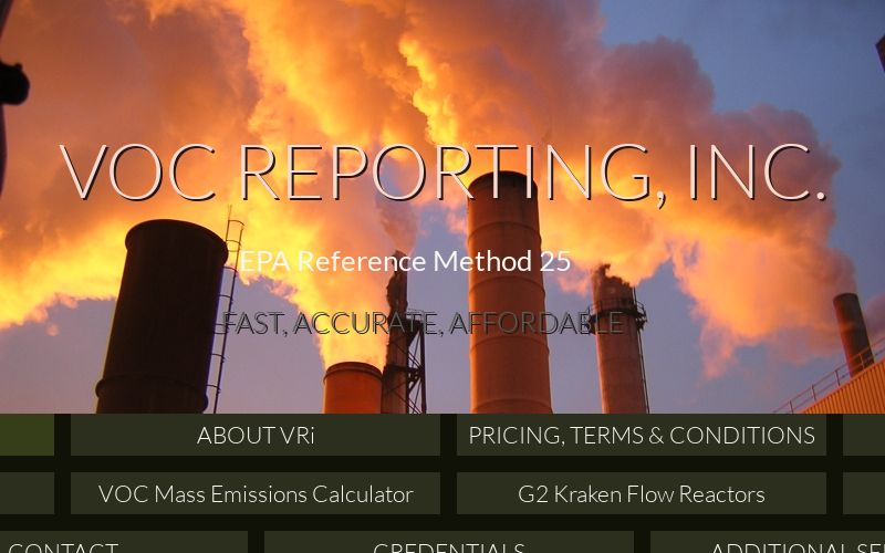 VOC REPORTING, INC - HOME