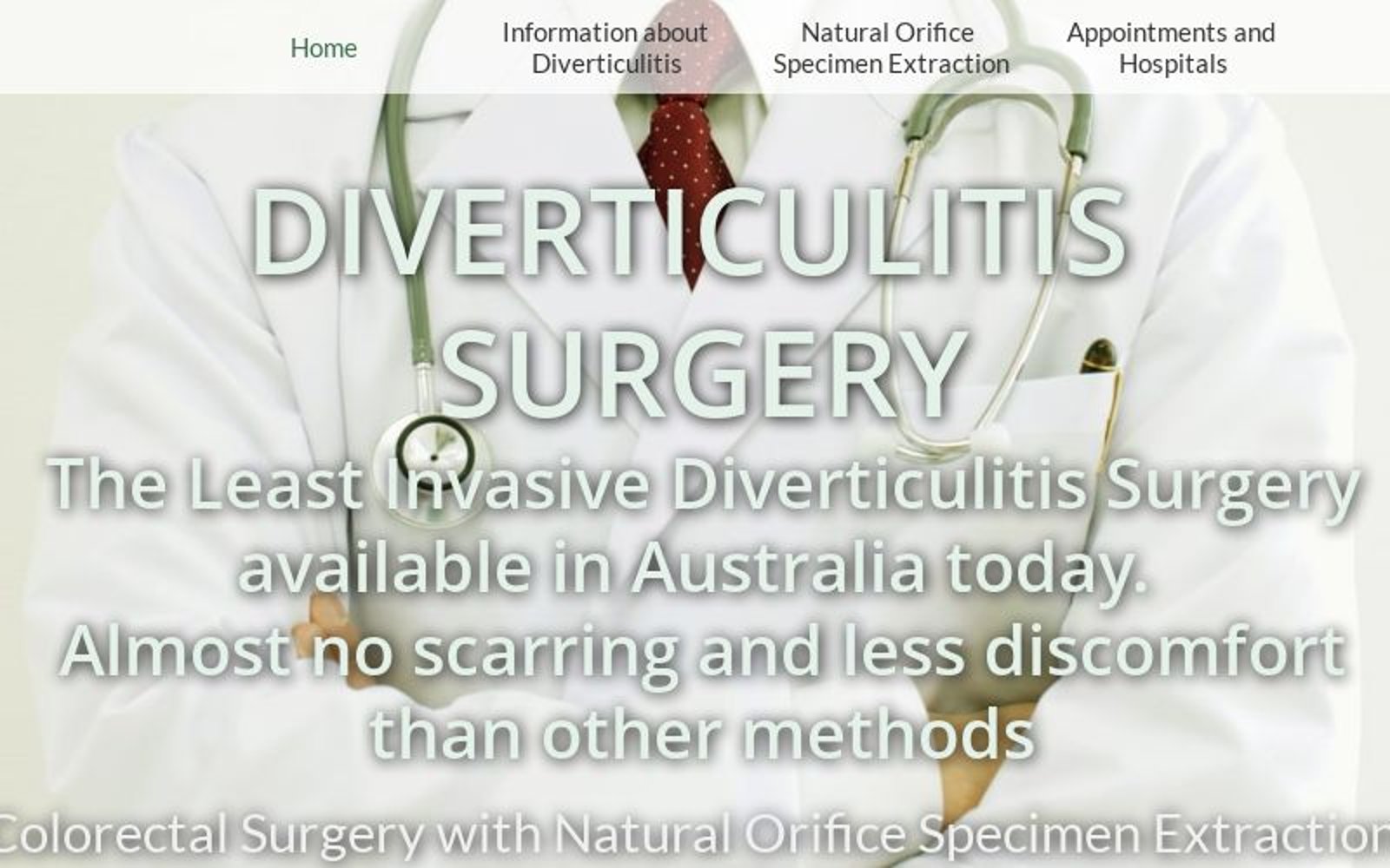 Diverticulits Surgeon. About Dr Andrew Gilmore