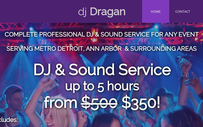 Complete Professional DJ & Sound Service For Any Event