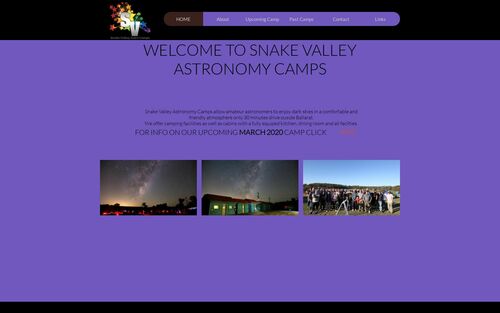 Welcome to Snake Valley Astronomy camps in Victoria Australia
