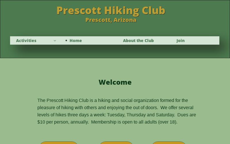 Hike Schedule
