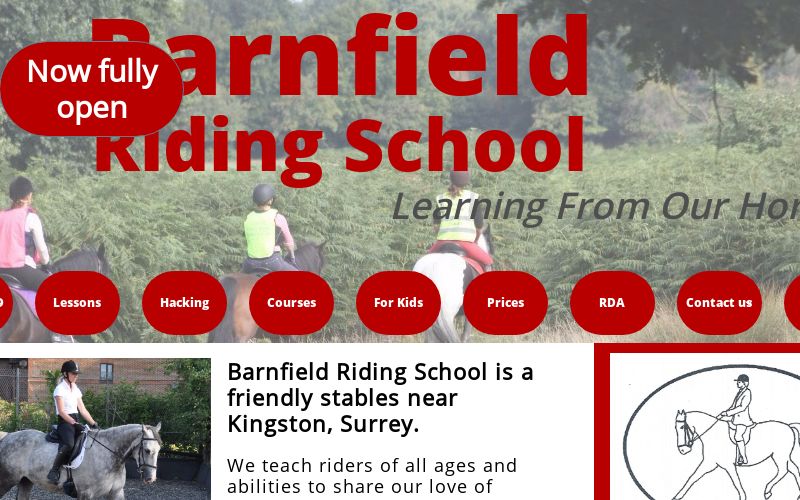 Home - Barnfield Riding School