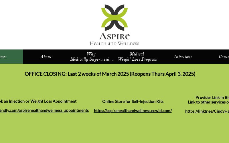 HOME [aspireforhw.com]