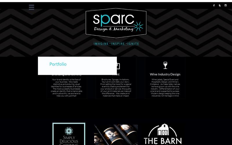 Sparc Design & Marketing Napa Valley Graphic Design