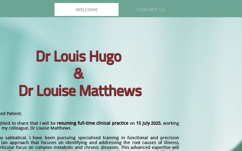 Dr Louis Hugo Medical Practice - Bloemfontein
