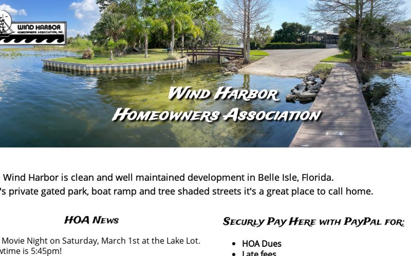 Welcome [windharborhoa.com]