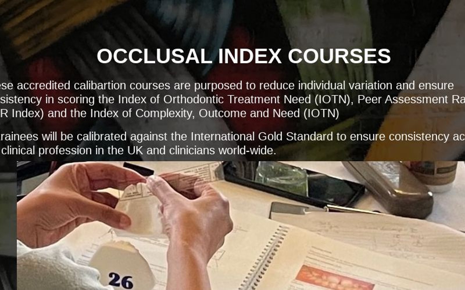 Occlusal Index Courses