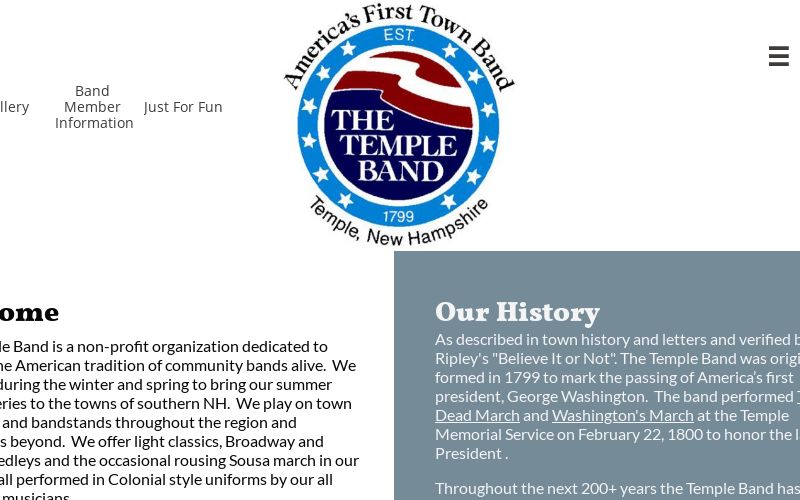 HOME [www.templeband.org]