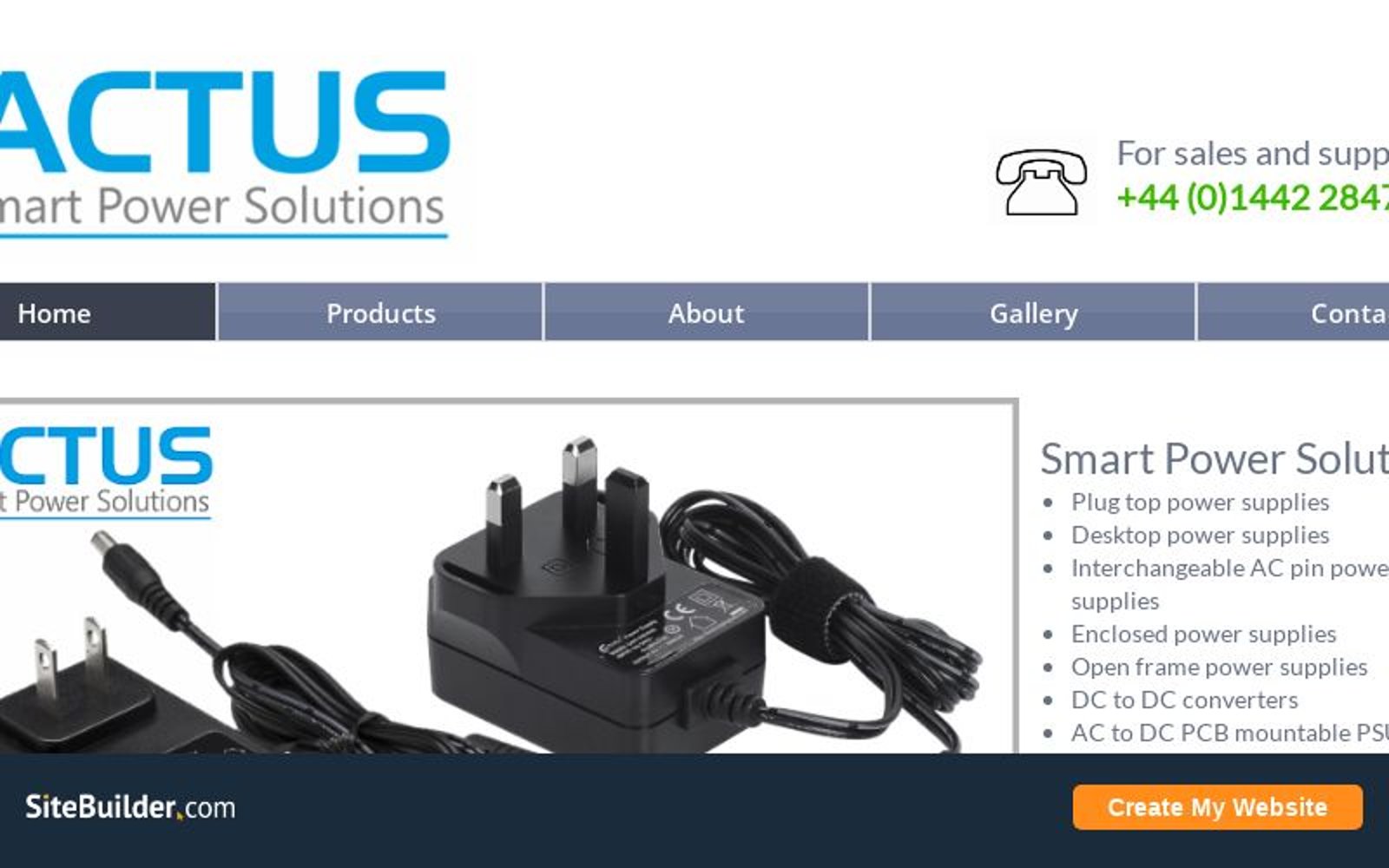 Actus Smart Power Solutions - standards compliant power supplies for ...