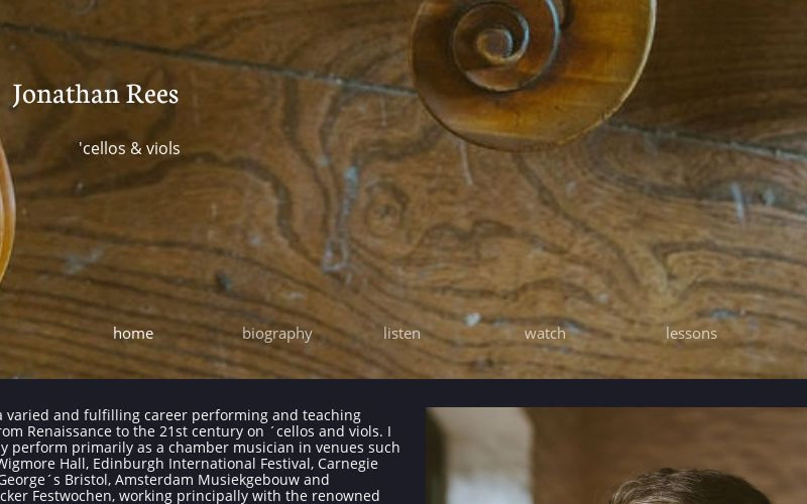 Jonathan Rees - British cellist and viol player